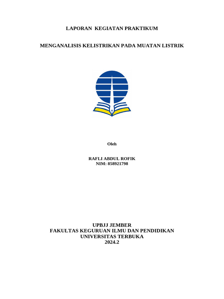 Interaksi Muatan Listrik dalam Praktikum | PDF