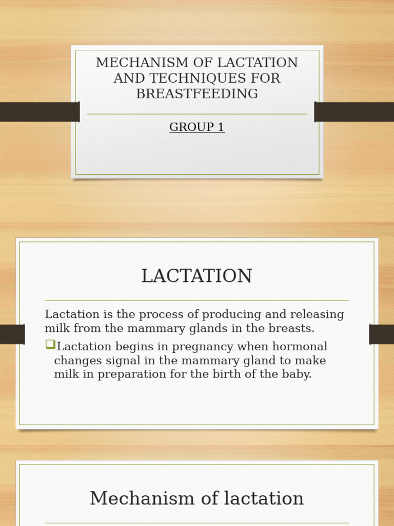 Mol&tob (Child Health Group 1) | PDF | Lactation | Breast Milk