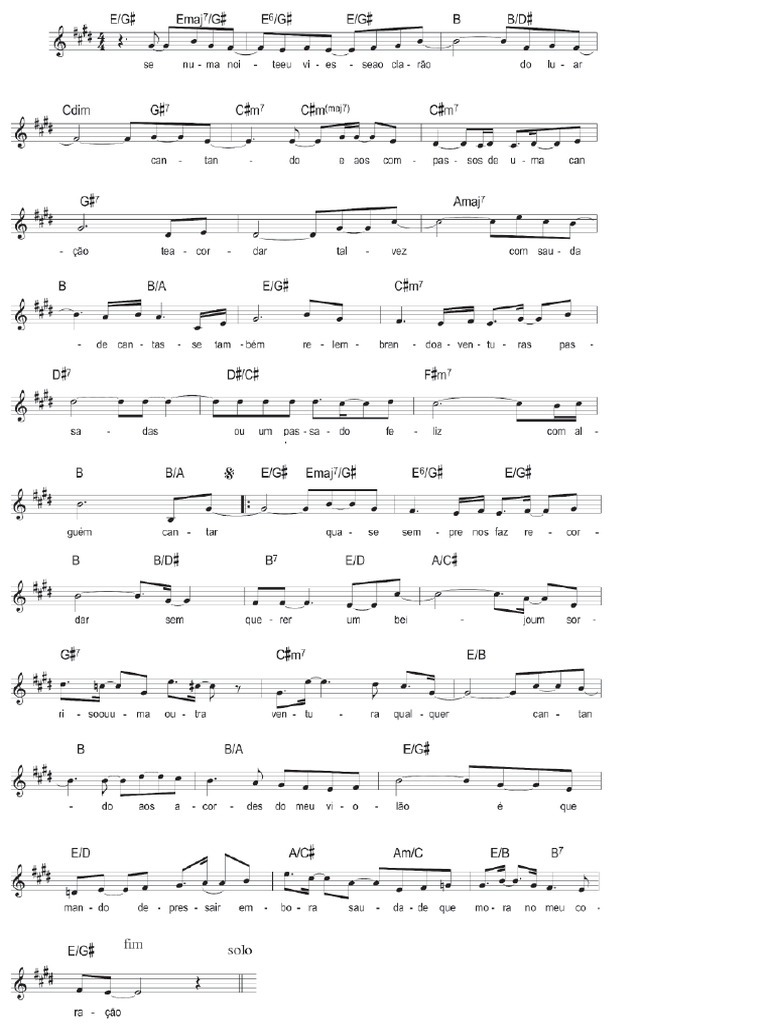 Cantar - Godofredo Guedes | PDF