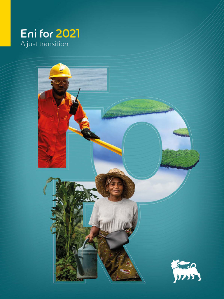 Eni For 2021 Just Transition Eng | PDF | Climate Change Mitigation ...