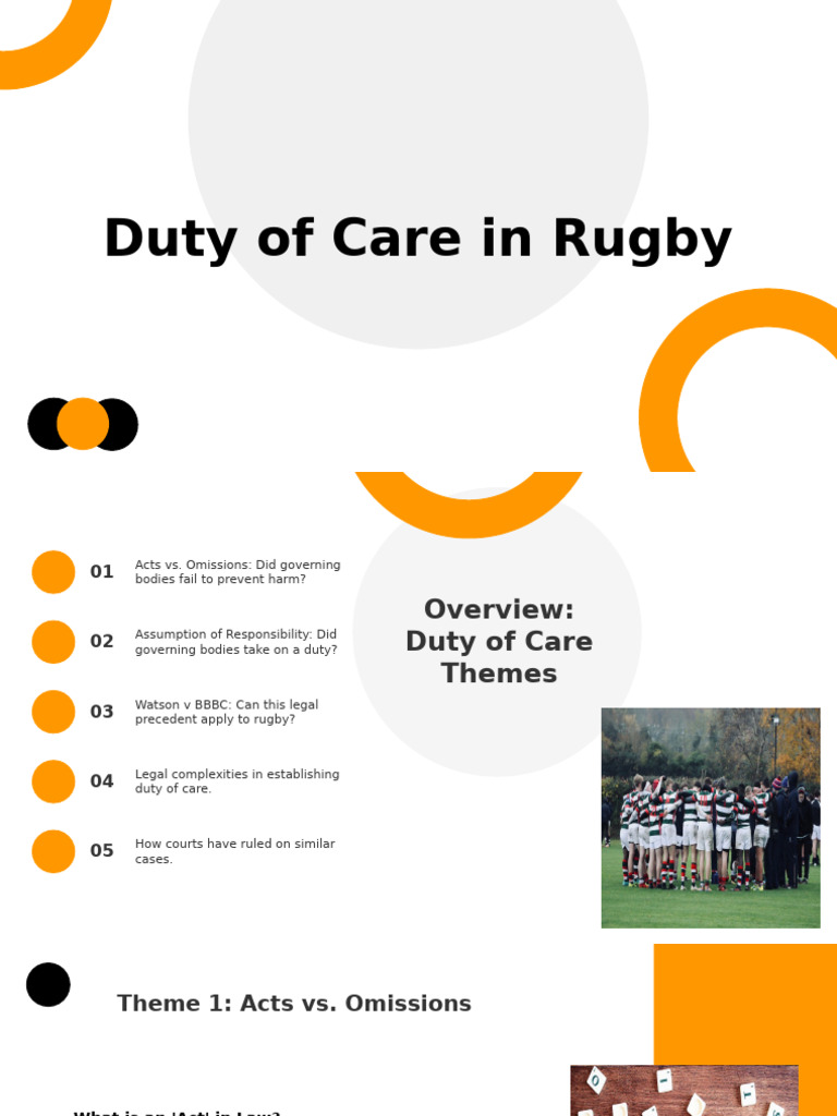 Duty of Care in Rugby | PDF