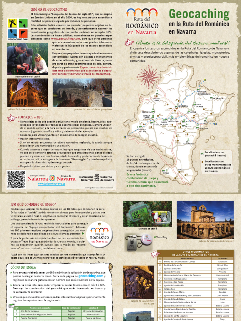 Flyer Geocaching Romanicodef | PDF