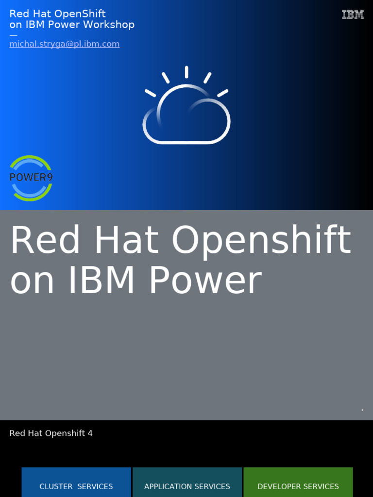 LST Redhat Openshift On IBM Power | PDF | Red Hat | Software