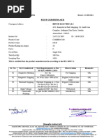Polycab Routine Test Certificate 3.5CX50 | PDF | Wire | Force