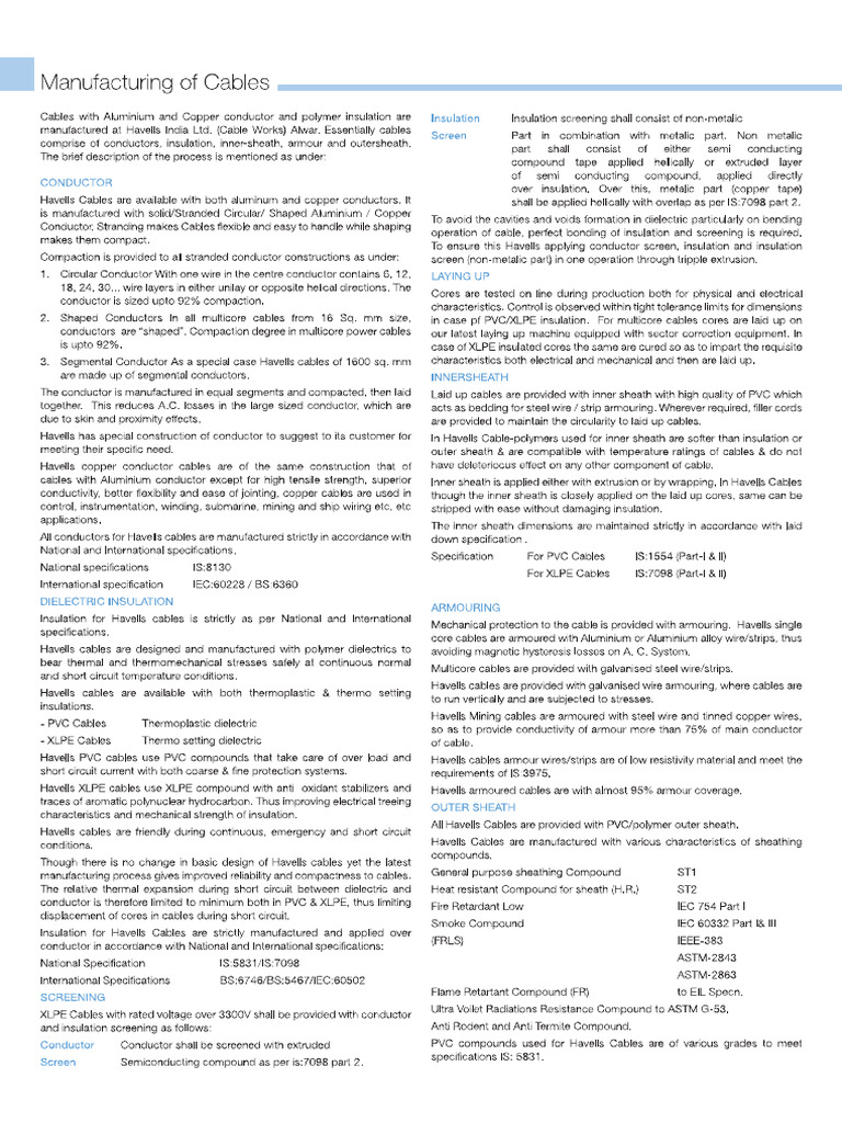 Cable Catalogue-2016 | PDF