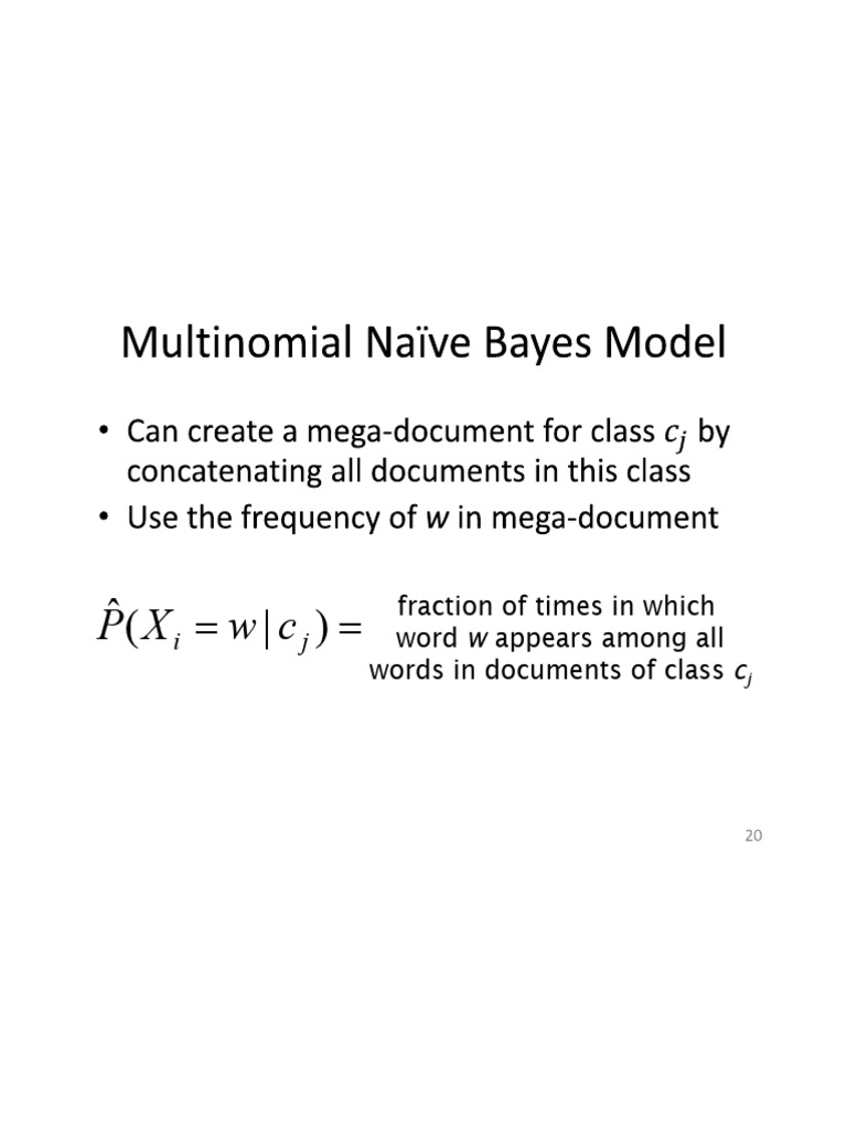 7 - Multinomial Naive Bayes | PDF