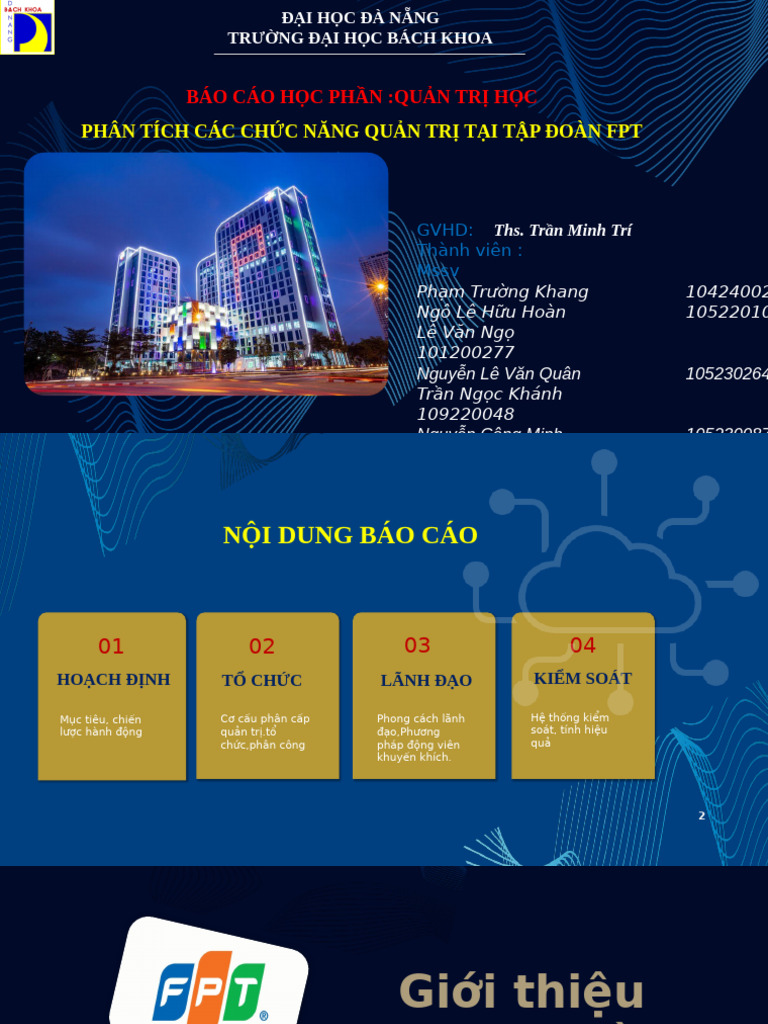 Phan Tich Quan Tri FPT | PDF
