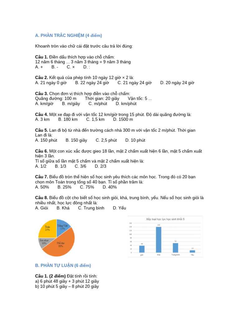 Bai Tap Van Toc Lop 5 Theo Muc | PDF