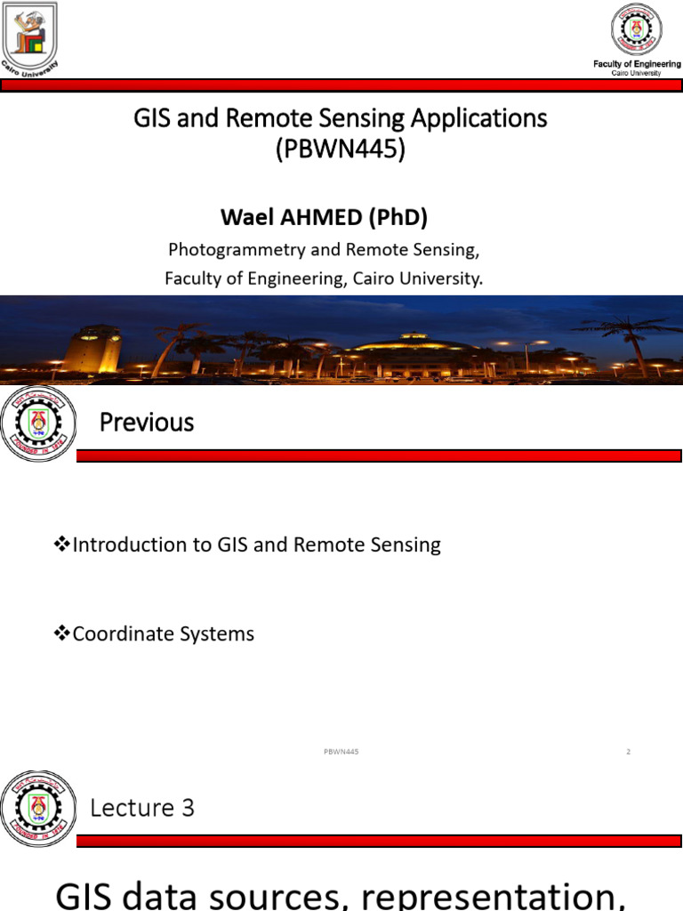 PBWN445 - F23 - L3 - GIS Data Sources | PDF | Geographic Information System | Data