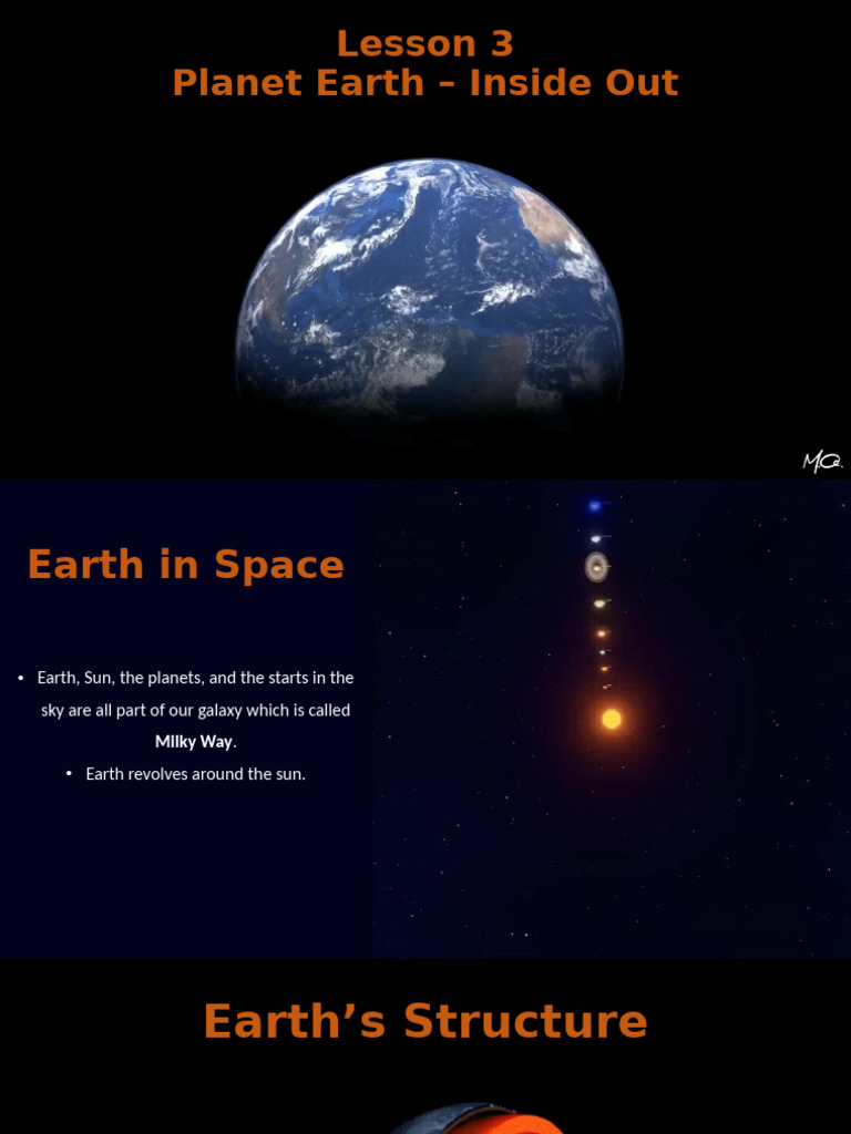 Copy of Lesson 3_ Planet Earth - Inside Out | PDF | Volcano | Earth