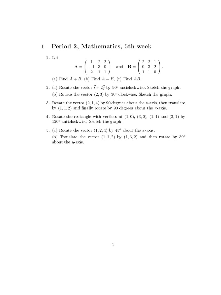 Math Period 2 Week 5 | PDF