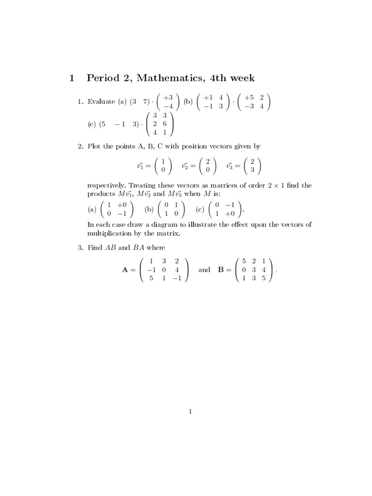Math Period 2 Week 4 | PDF