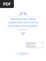 Benefits of Green Computing in Schools (Planning) | PDF | Efficient Energy Use | Sustainable Design
