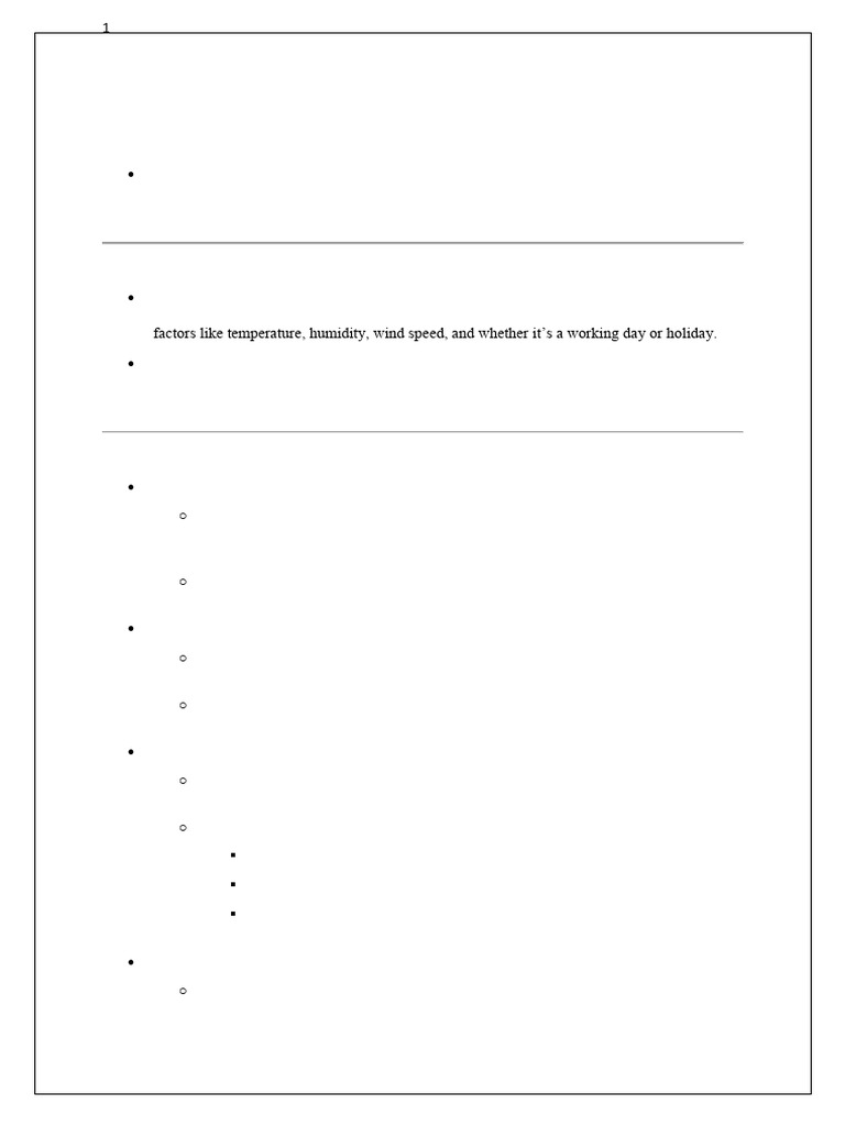 Bike Sharing Prediction Project Structure | PDF | Mean Squared Error | Computing