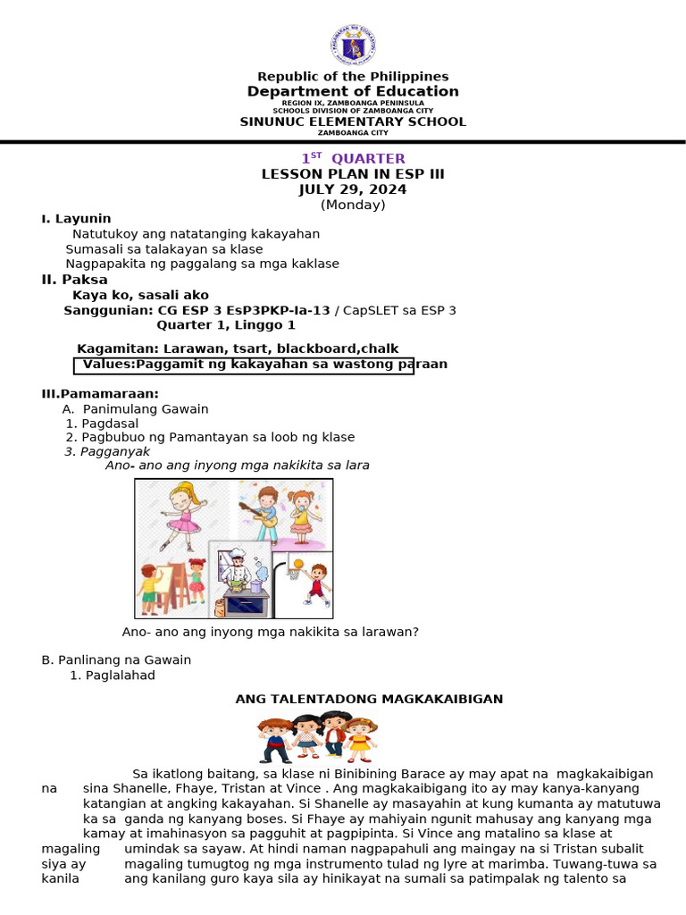 ESP-W1-Q1-LP-JULY-29-AUG.-2-2024 | PDF