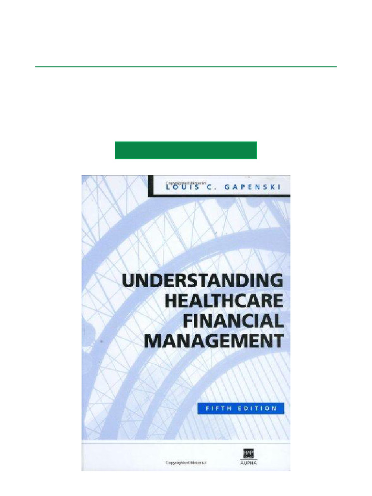 Understanding Healthcare Finance, 5th Ed. | PDF | Capital Structure ...