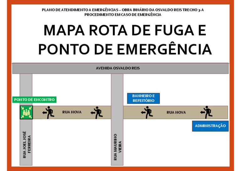 PLACA MAPA ROTA DE FUGA | PDF