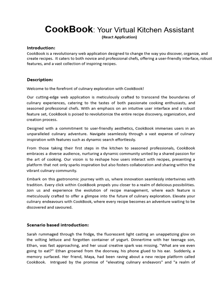 Recipe Application - New | PDF | Mobile App | Java Script
