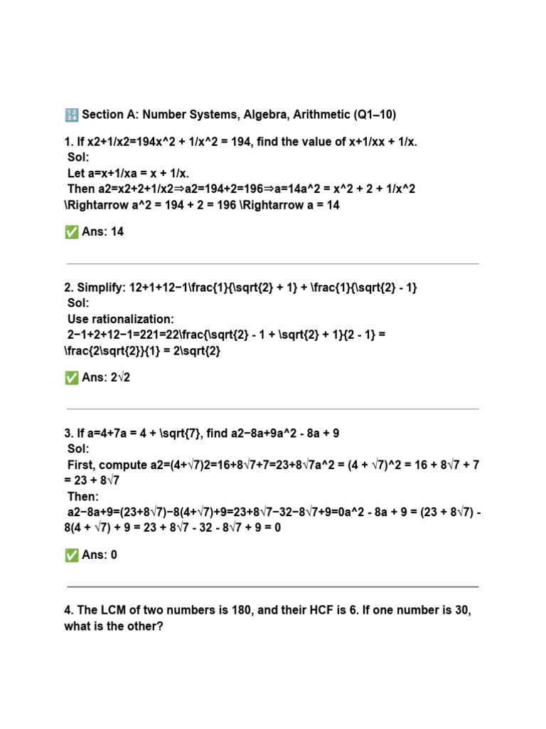 Math Problem Solutions and Explanations | PDF | Area | Triangle