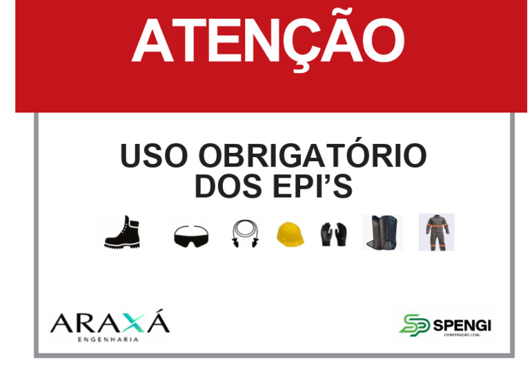 Placa - Uso Obrigatório de Epis | PDF