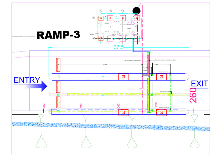Lane Crossing Pipe Arrangements | PDF | Infrastructure | Road Transport