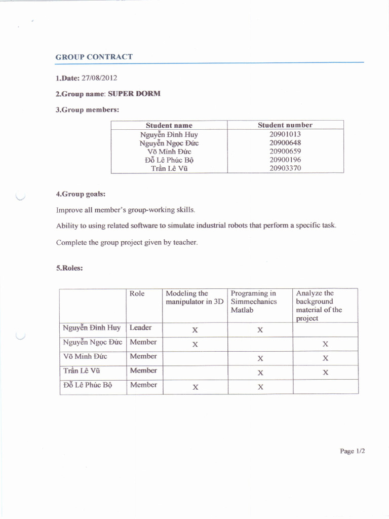 GHW #1 - Sample | PDF