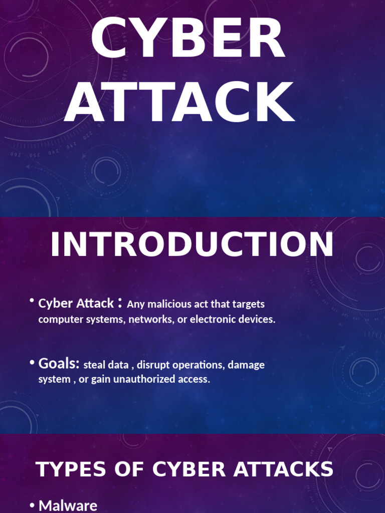 Understanding Cyber Attacks and Prevention | PDF