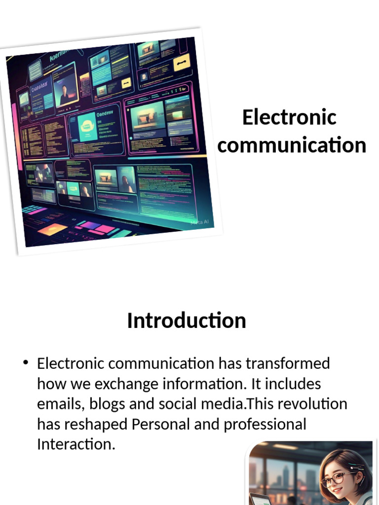 Electronic Communication! | PDF
