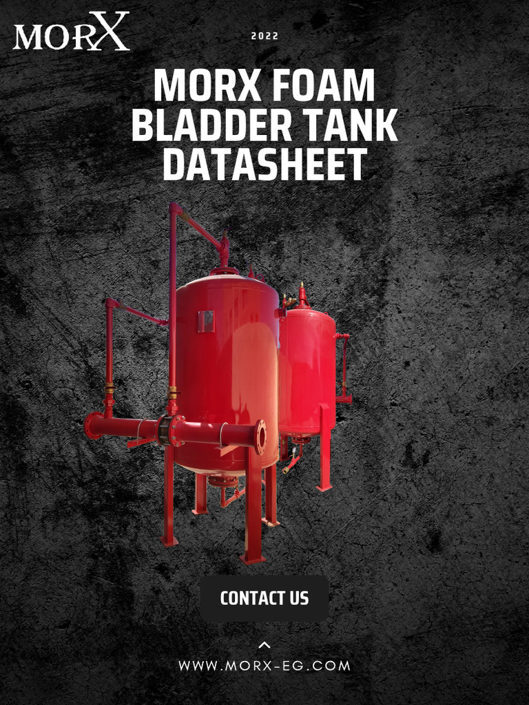 MORX Fire Fighting Solutions Bladder Tank | PDF | Materials