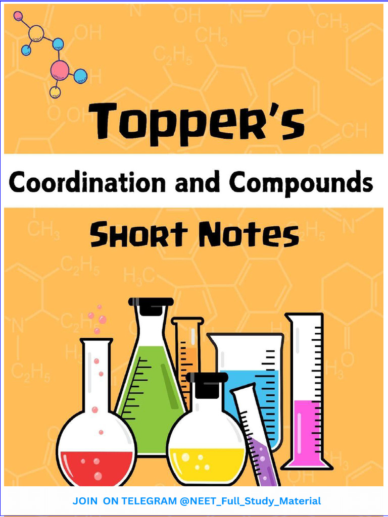 Coordination Compounds | PDF