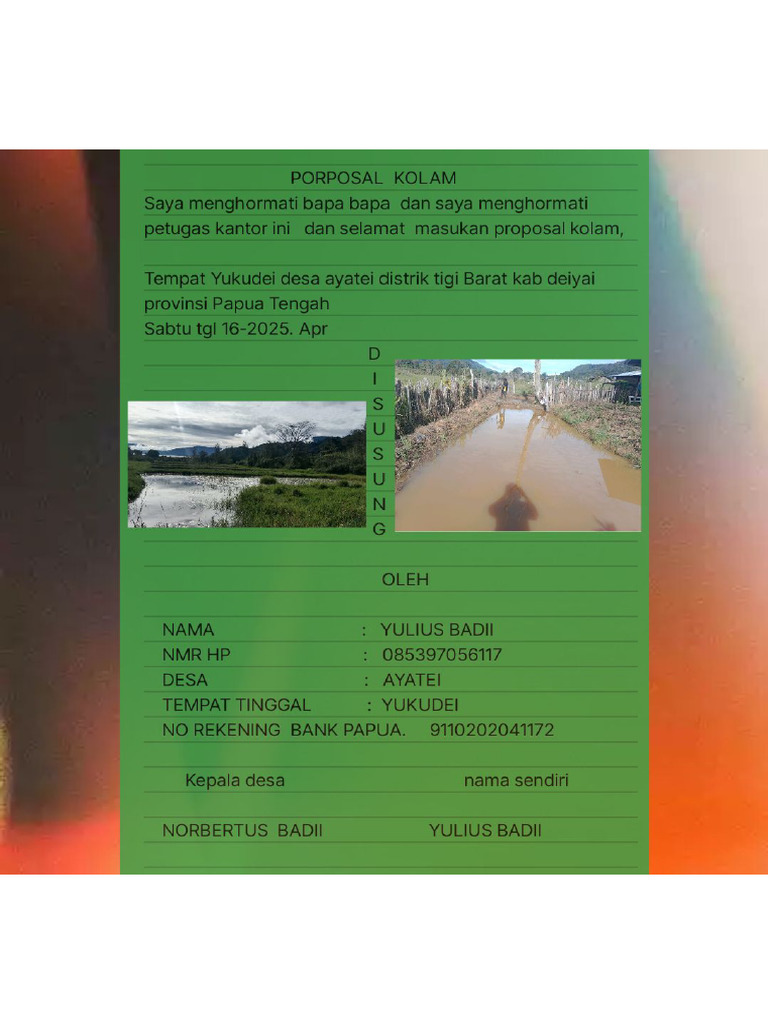 PDFR Proposal Kolam | PDF