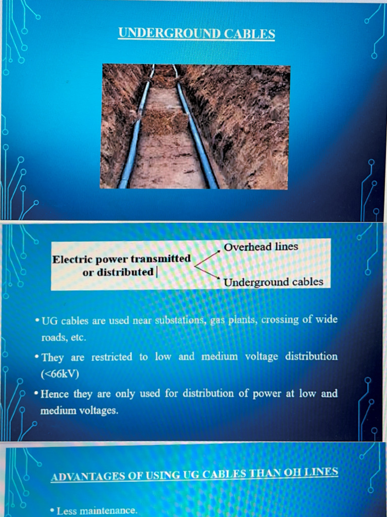 Underground Cables | PDF