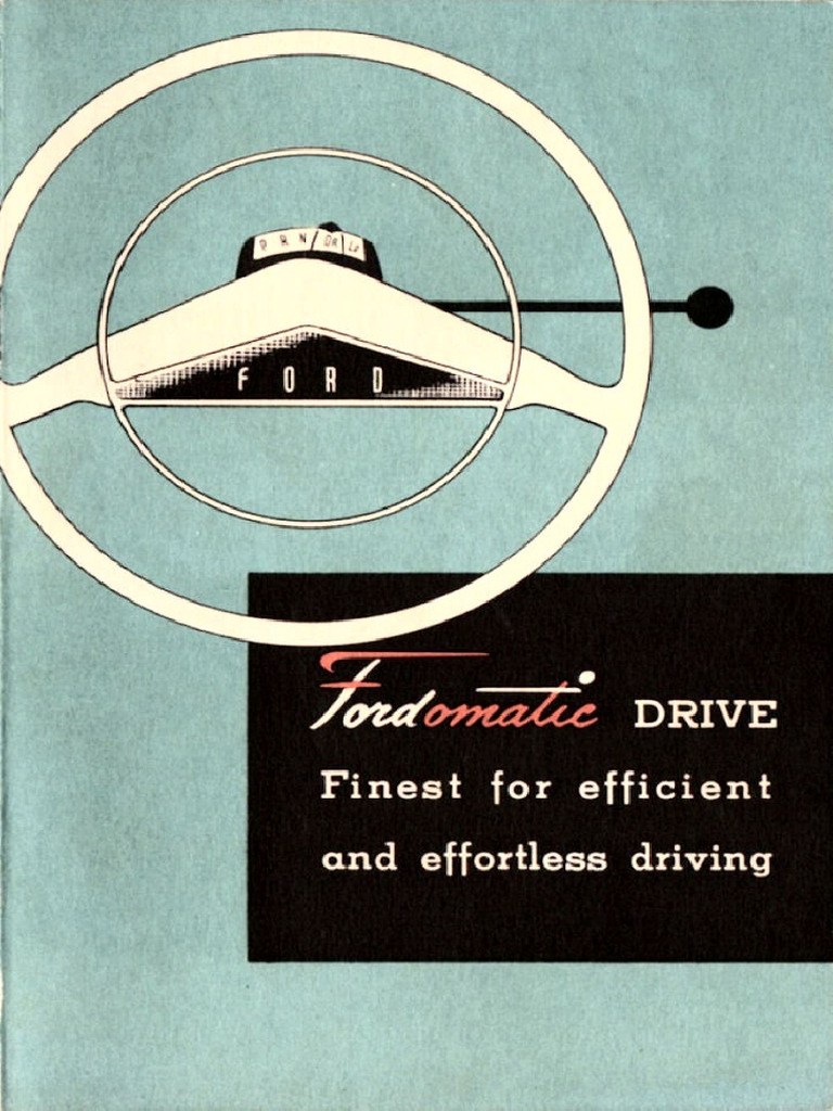 1951 Fordomatic Booklet | PDF