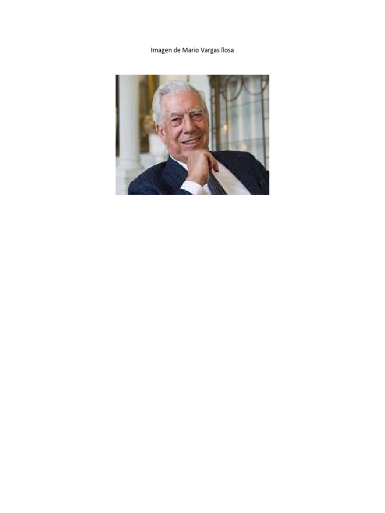 Imagen de Mario Vargas Llosa | PDF