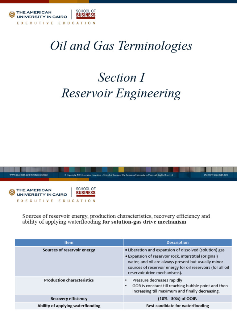 Oil and Gas Terminologies Presentation - Res - Eng Day 8 Extra | PDF ...