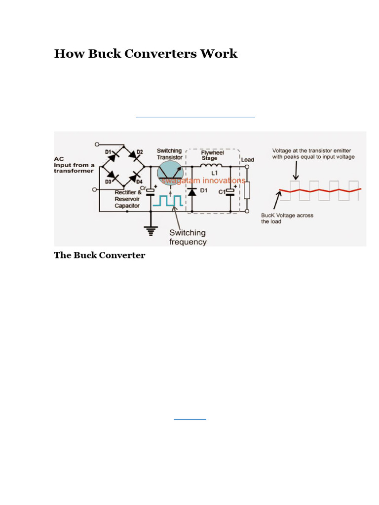 Understanding Buck Converter Operation | PDF | Capacitor | Inductor