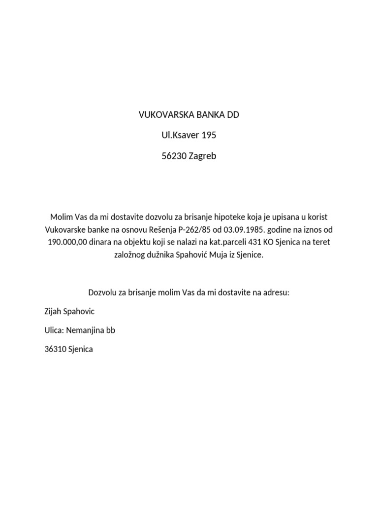 Vukovarska Banka DD | PDF