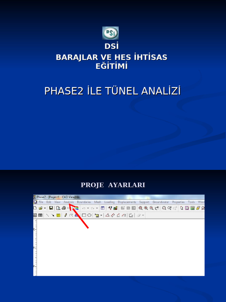 Phase 2 İle Tünel Anali̇zi̇ | PDF