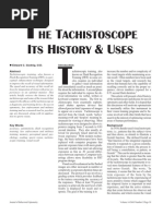 Tachistoscope in Cognitive Research | PDF | Attention | Recall (Memory)