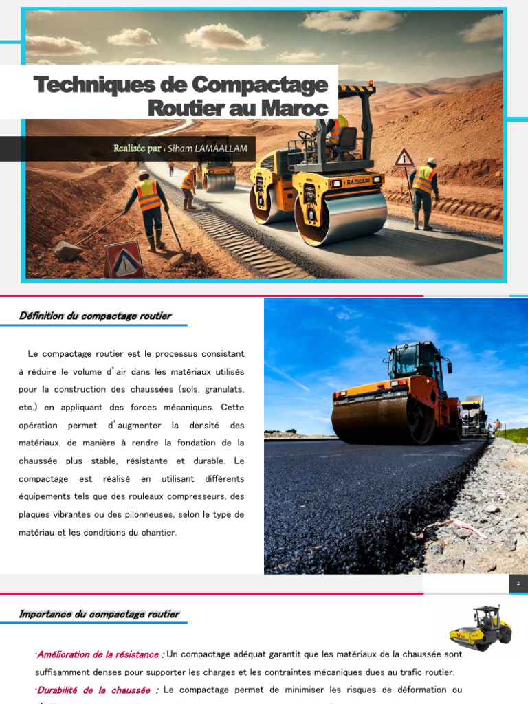Techniques de Compactage Routier au Maroc | PDF | Sol (pédologie)