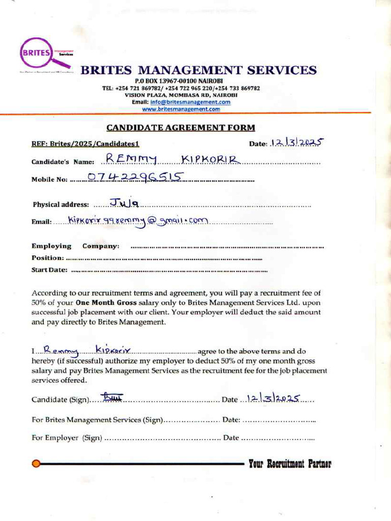 Agreement Form2 | PDF