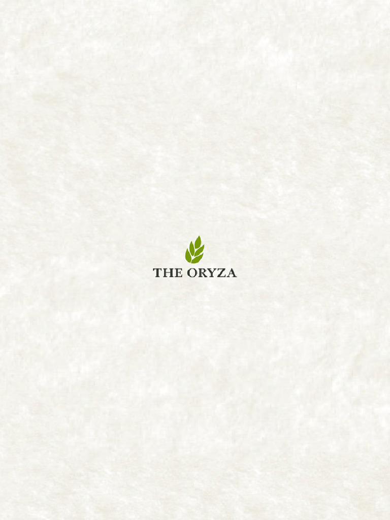 Oryza Food Menu | PDF