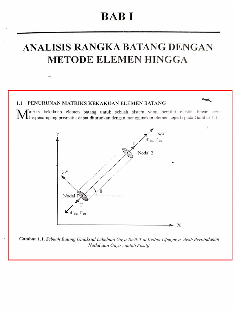 Rangka Batang Dengan MEH | PDF