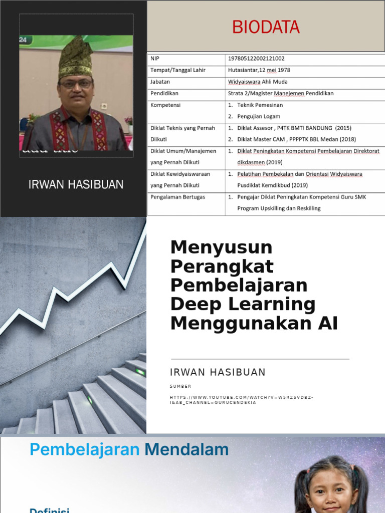IRWAN Menyusun Perangkat Pembelajaran Deep Learning Menggunakan AI | PDF