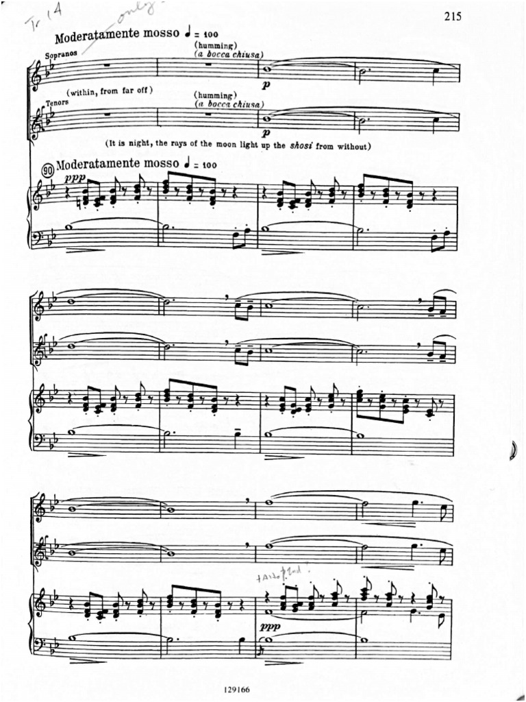 Butterfly Humming Chorus | PDF