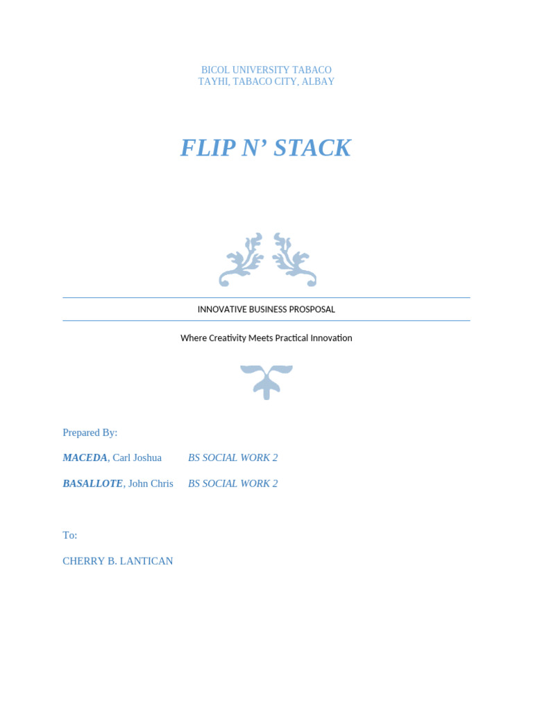 ENTREP Exercises - Maceda and Basallote | PDF