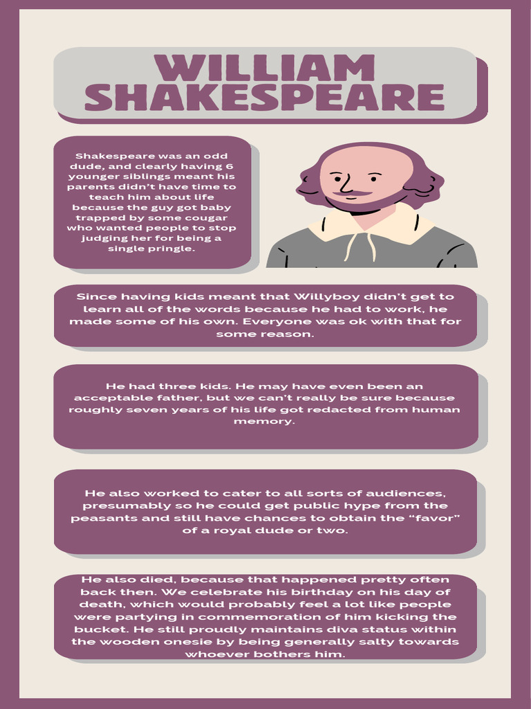 Shakespeare Was An Odd Dude. | PDF