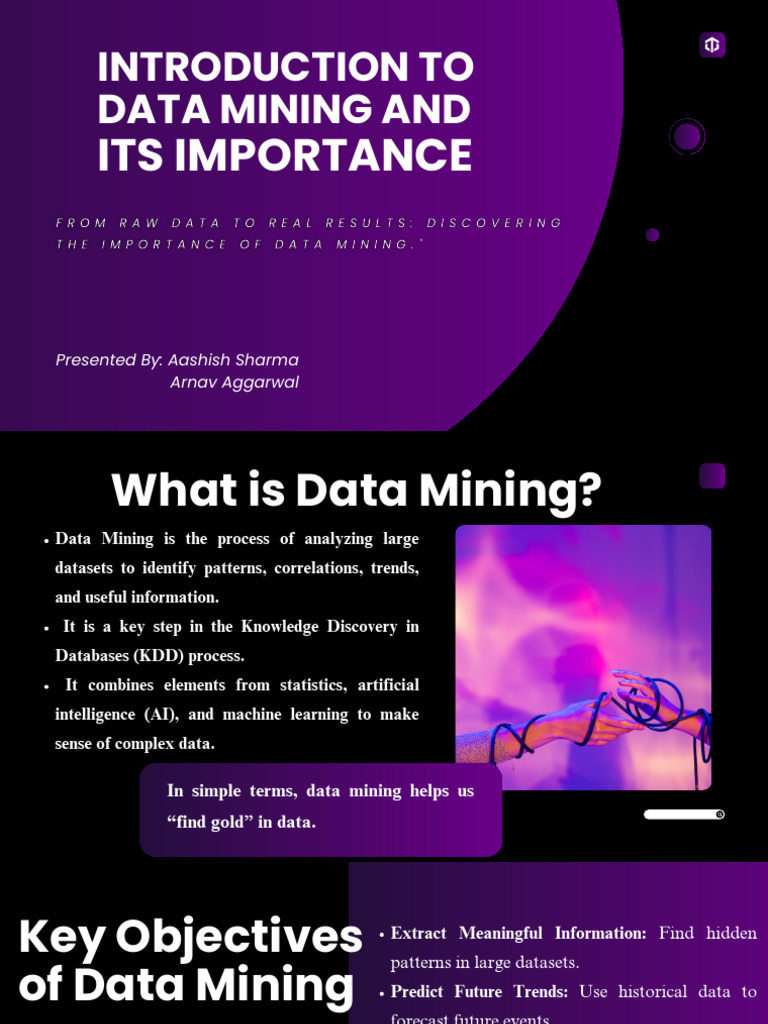 Introduction To Data Mining and Its Importance | PDF | Data Mining | Data