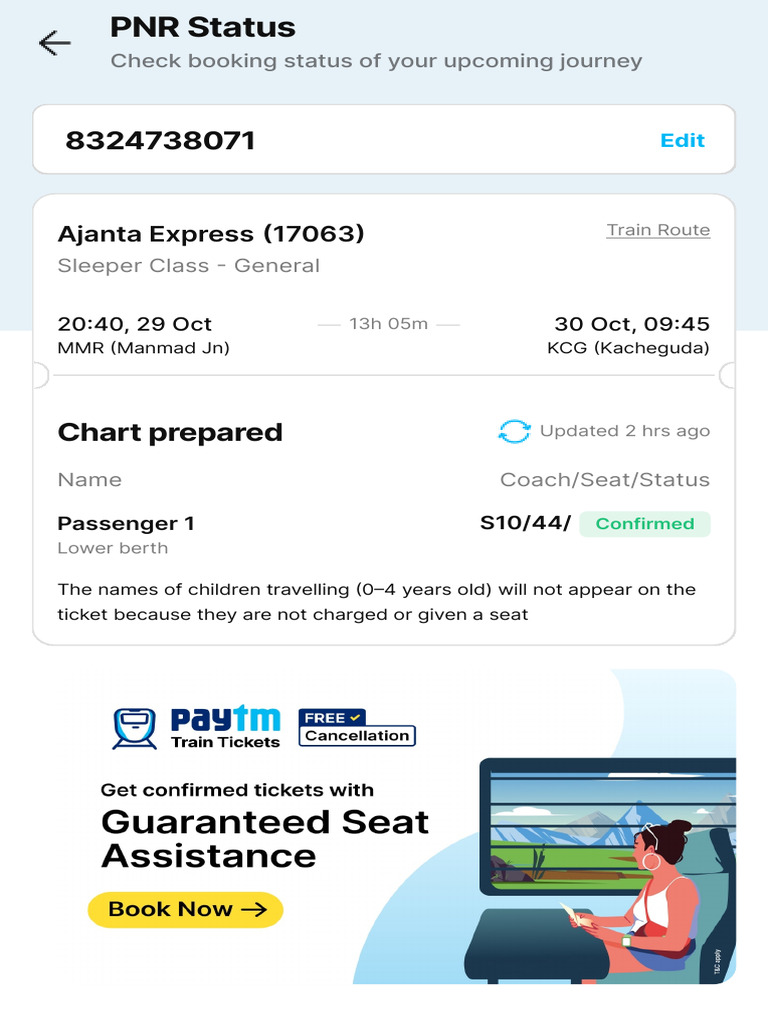 Prodesh Abhishek PNR - Source Refresh+Button&journey - Type Home ...