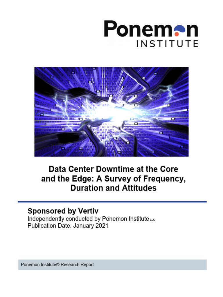 Data Center Downtime Insights 2021 | PDF | Data Center | Computing